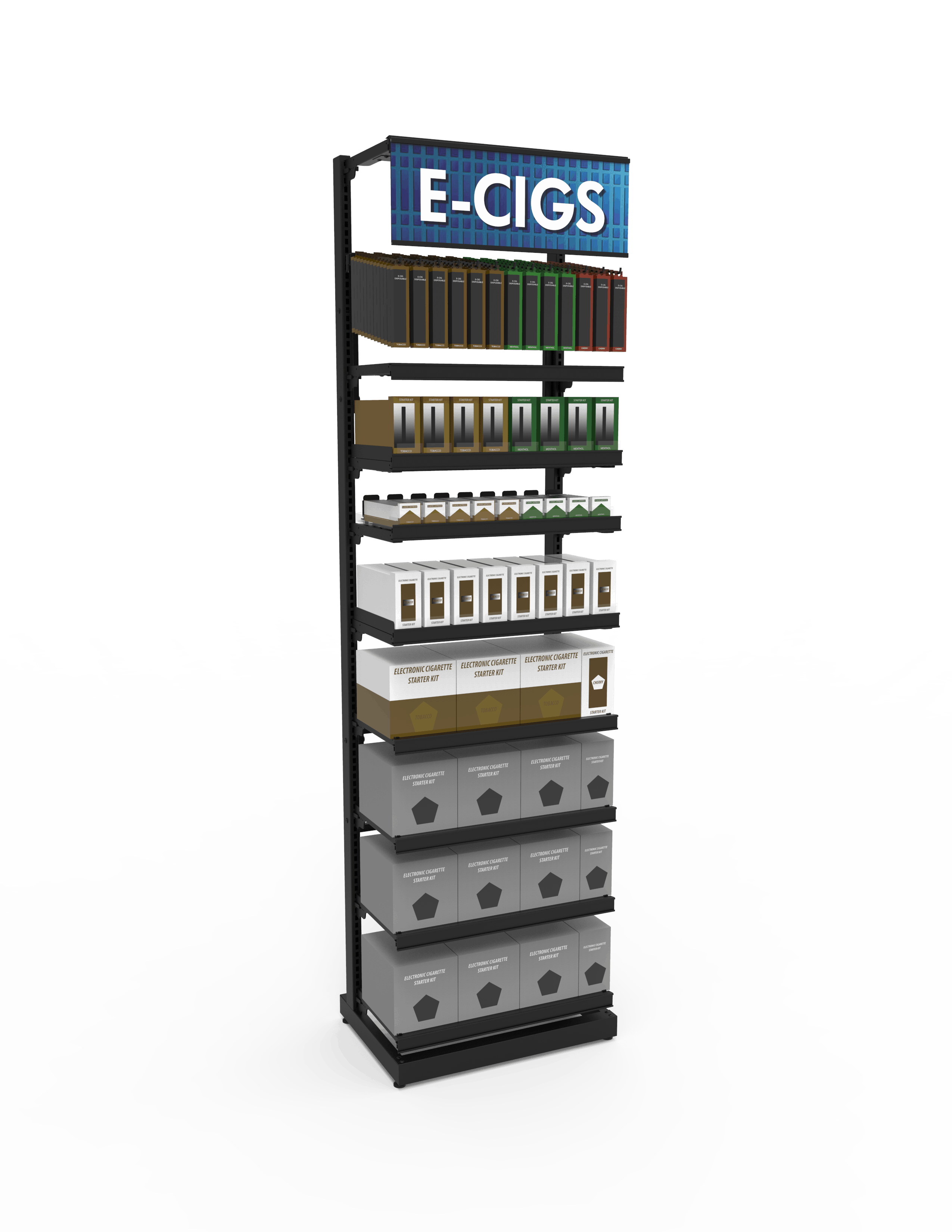 Tobacco fixtures - ecig merchandisers